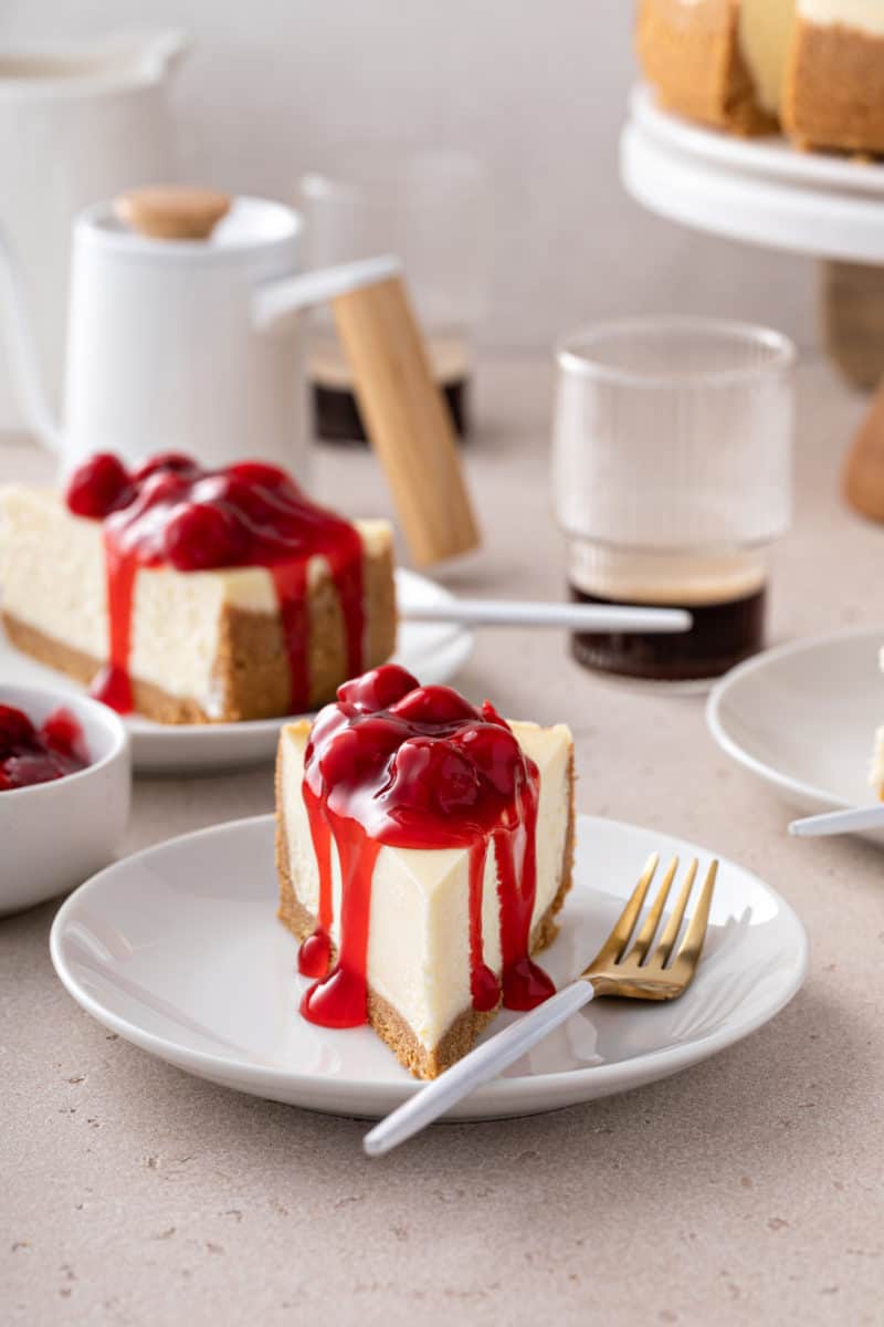 Cherry Cheesecake - My Baking Addiction