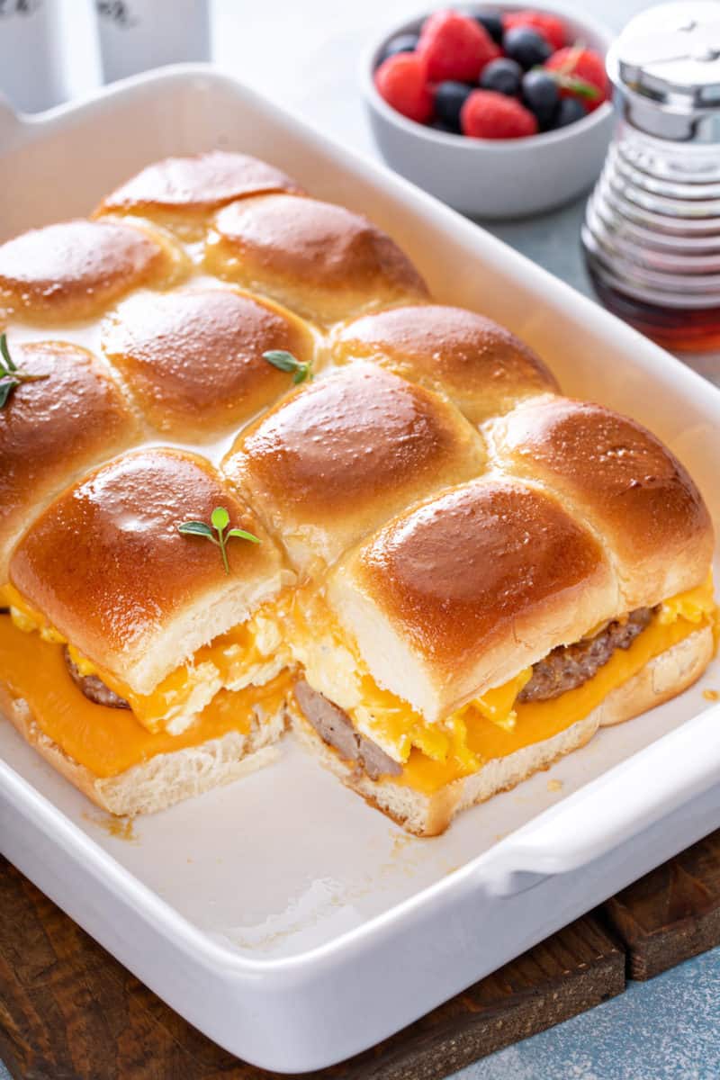Breakfast Sliders - My Baking Addiction