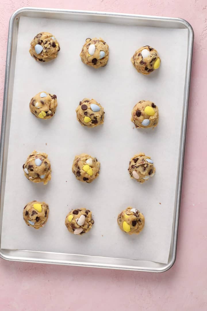 Cadbury Egg Cookies