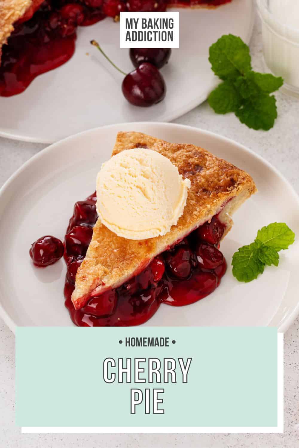 Homemade Cherry Pie - My Baking Addiction