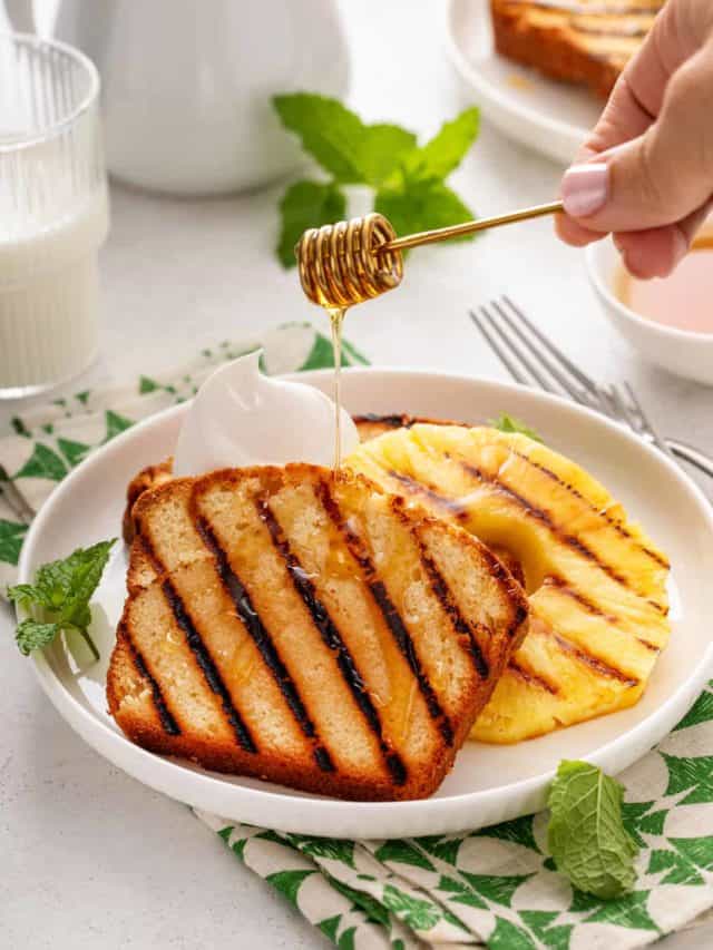Quick and Easy Grilled Pound Cake - My Baking Addiction