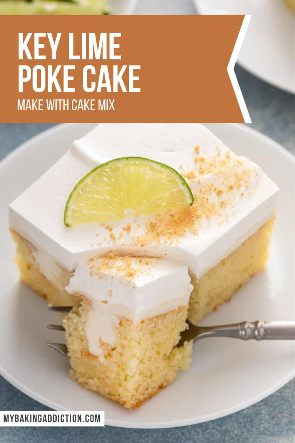 Key Lime Poke Cake - My Baking Addiction