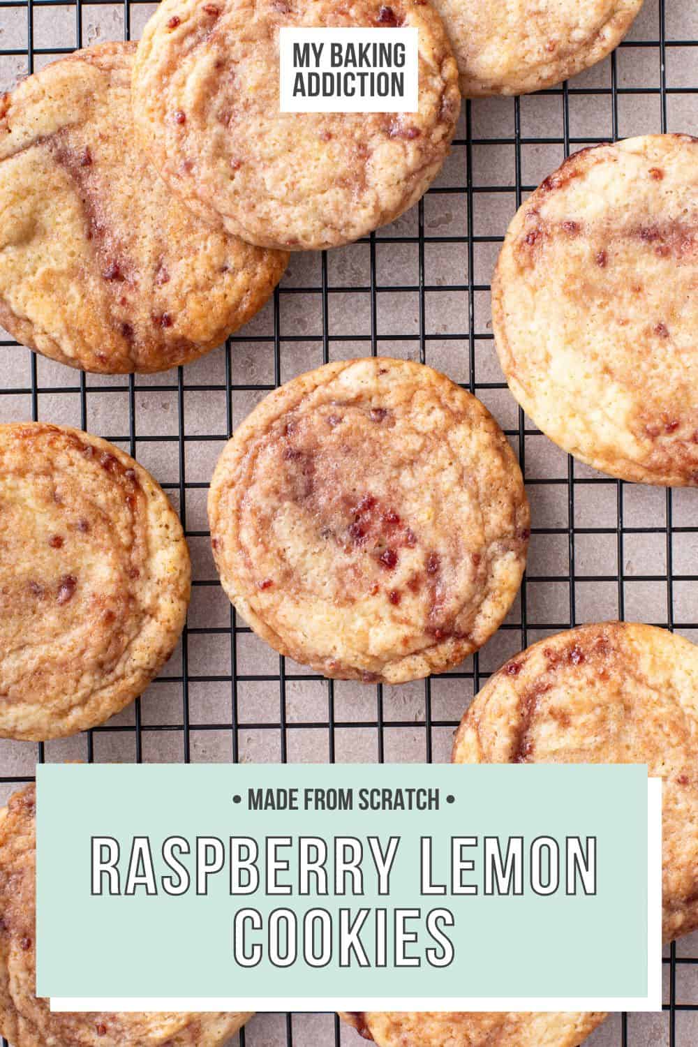 Raspberry Lemon Cookies - My Baking Addiction