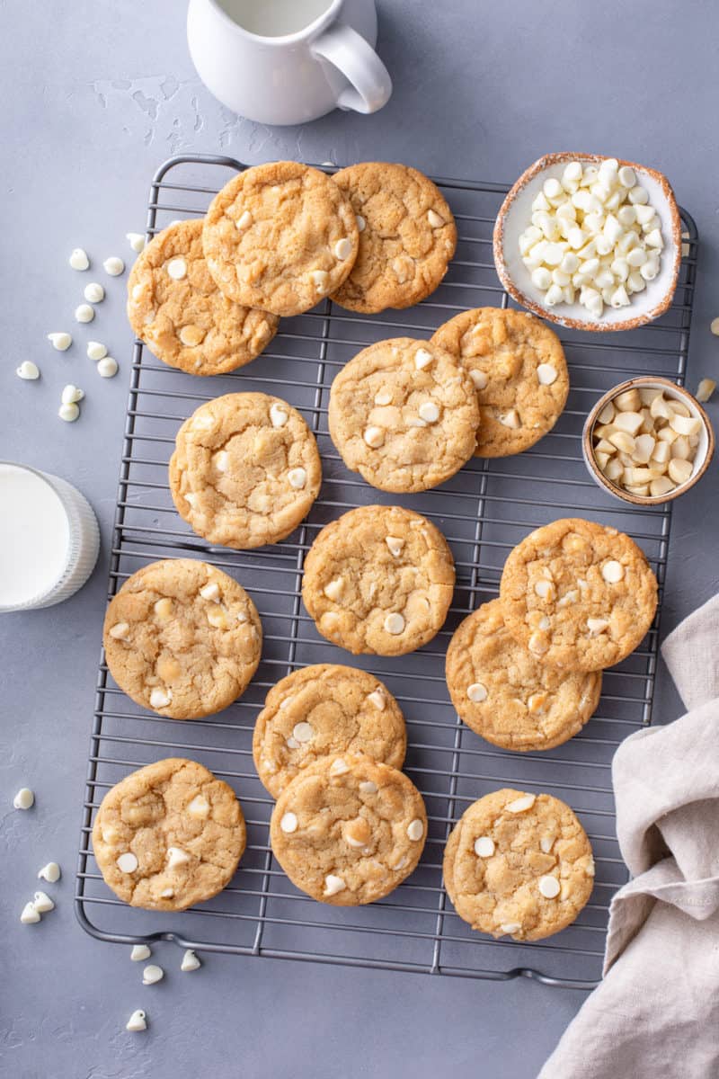White Chocolate Macadamia Nut Cookies - My Baking Addiction