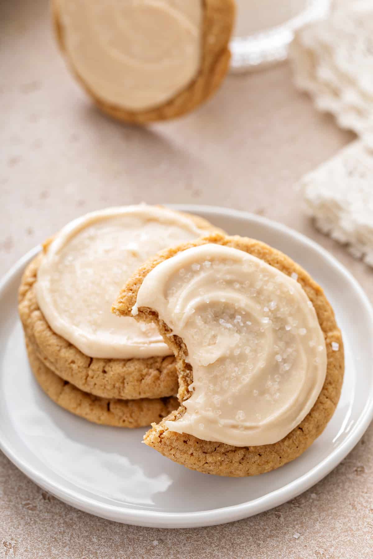 Frosted Maple Cookies - My Baking Addiction