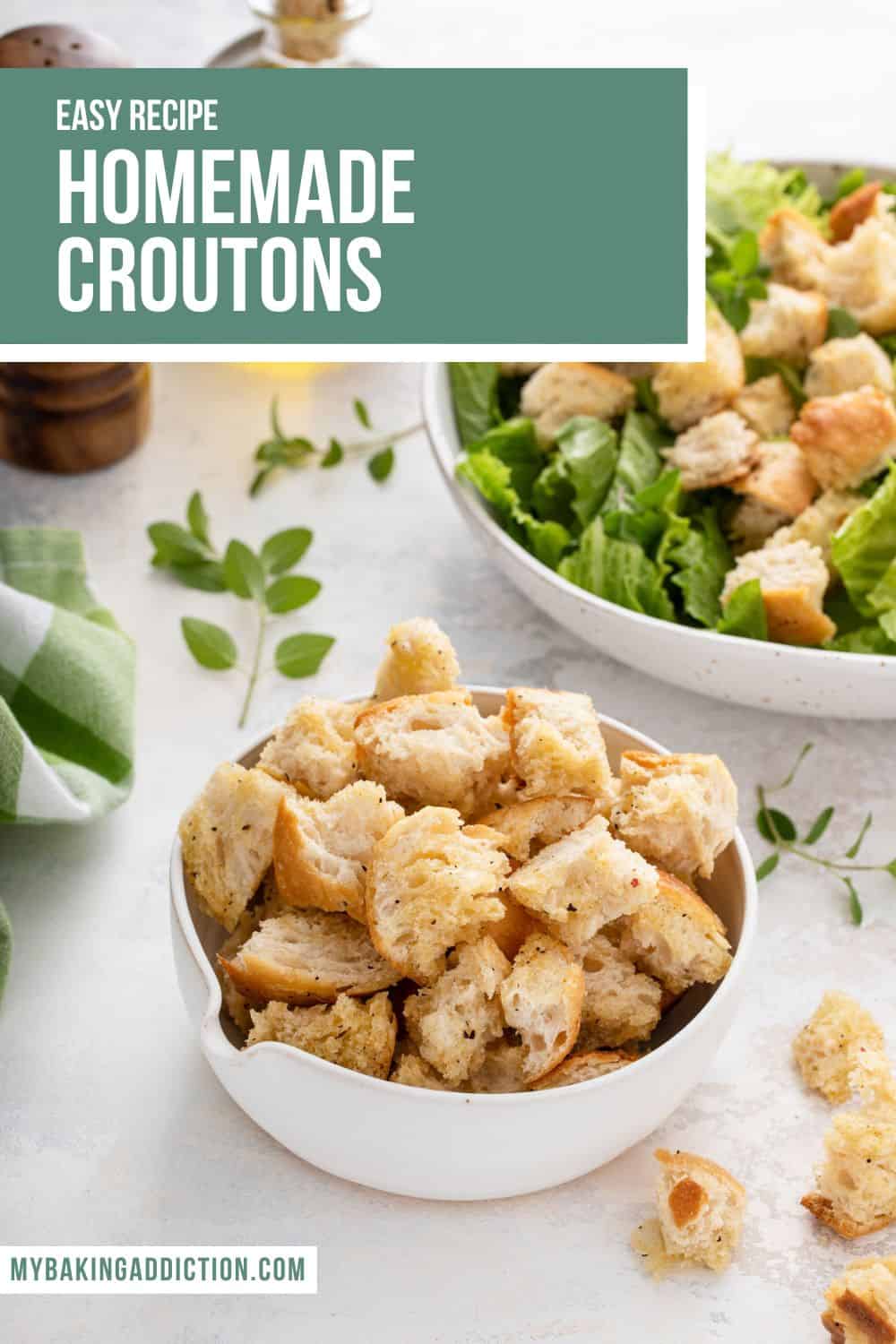 Homemade Croutons My Baking Addiction