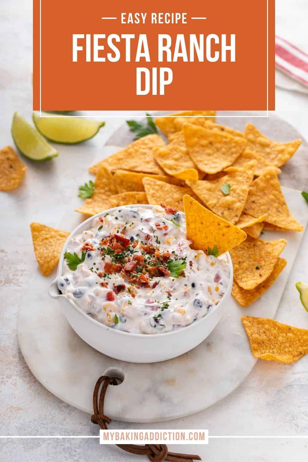Fiesta Ranch Dip (Quick & easy recipe!) - My Baking Addiction