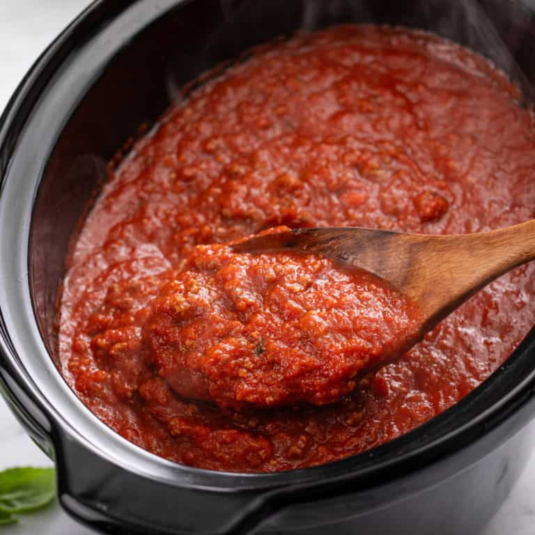 Crockpot Spaghetti Sauce - My Baking Addiction
