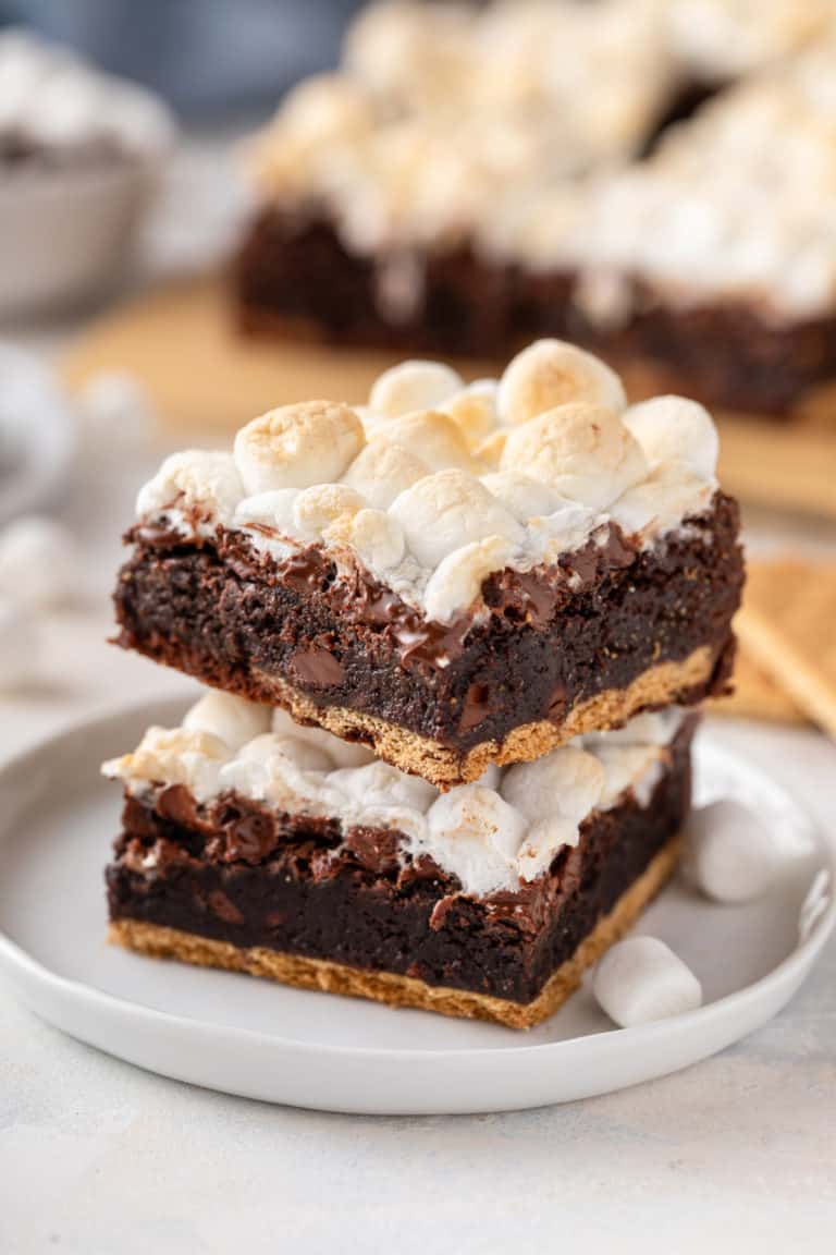 Easy S'mores Brownies - My Baking Addiction