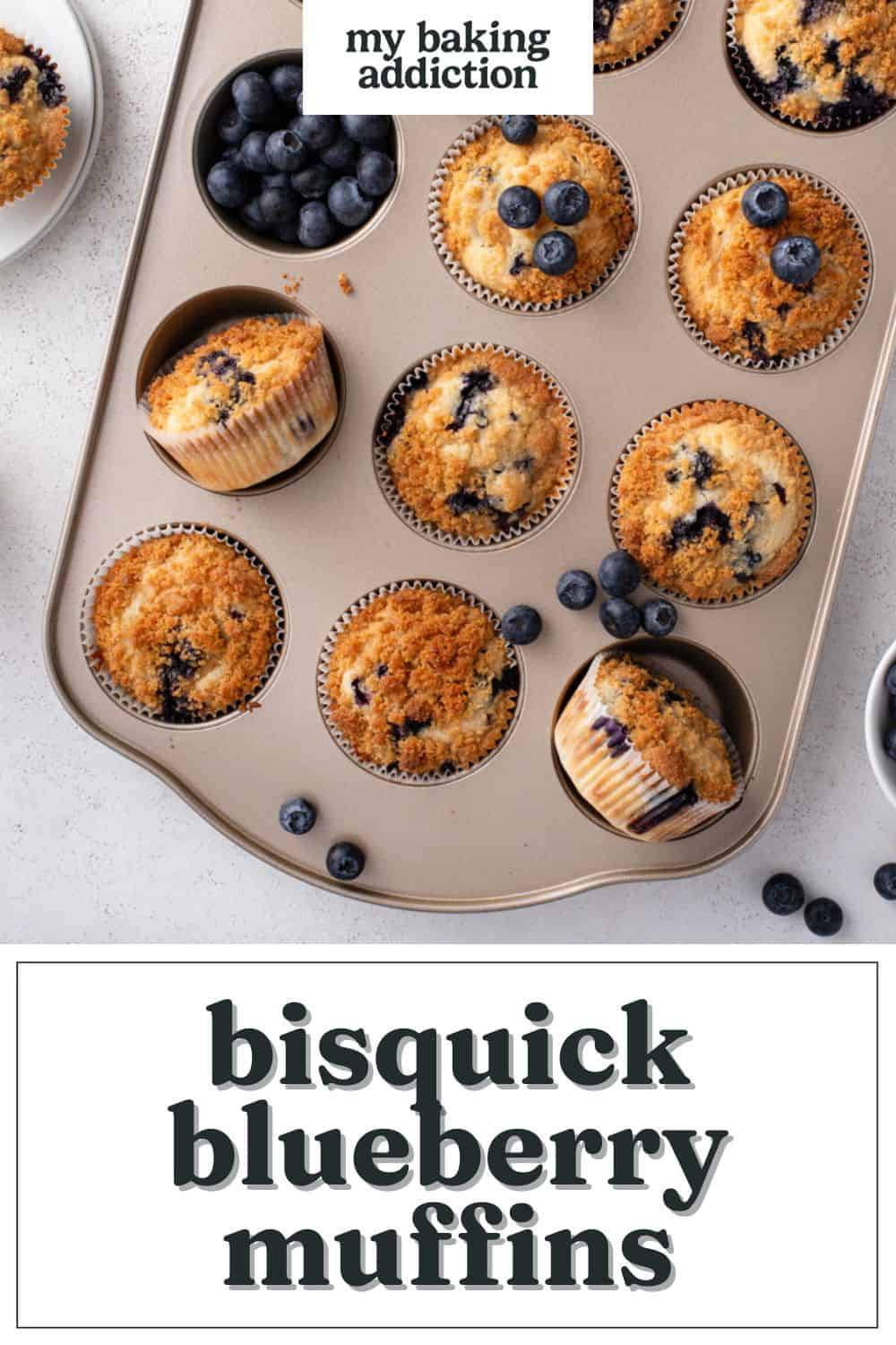 Bisquick Blueberry Muffins - My Baking Addiction
