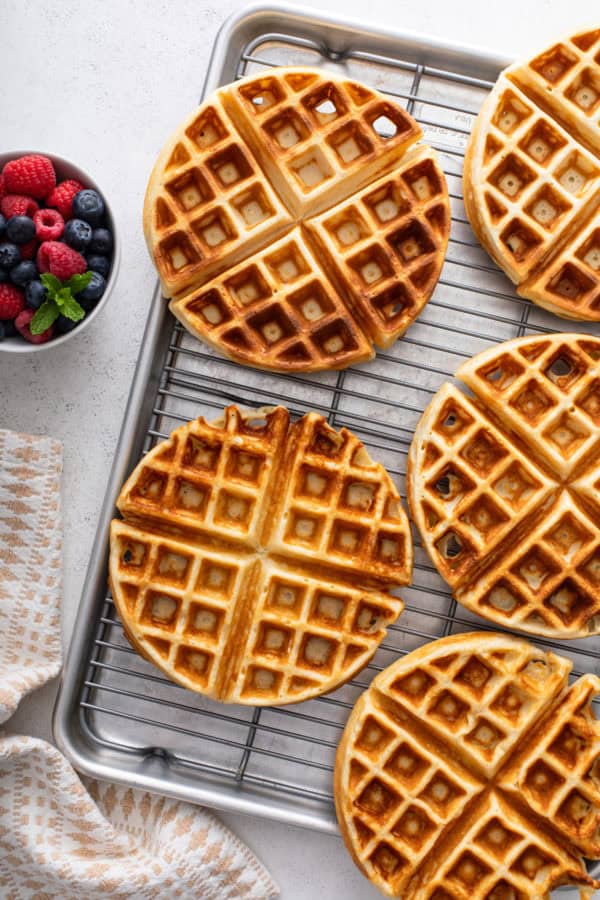 Homemade Waffles - My Baking Addiction