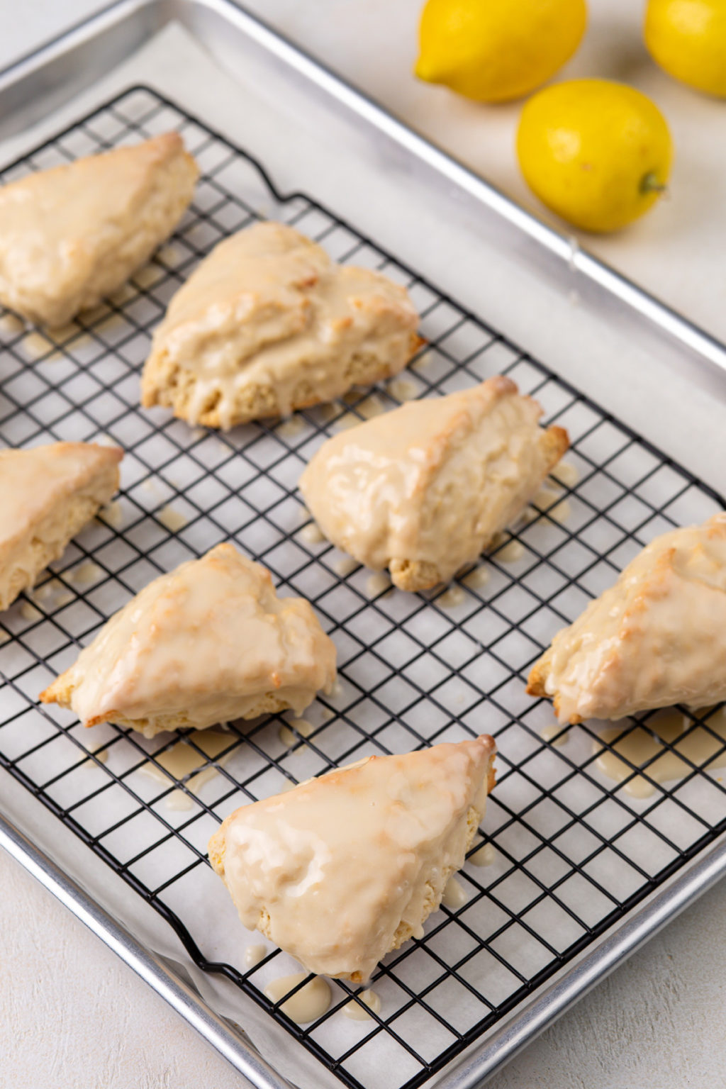 Glazed Lemon Scones - My Baking Addiction