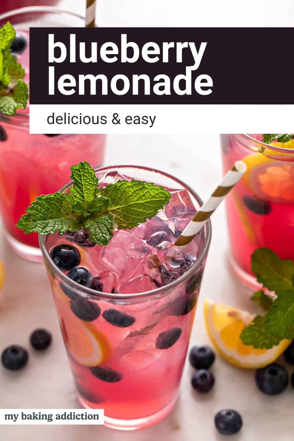 Blueberry Lemonade - My Baking Addiction