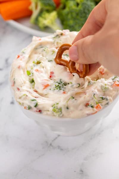 Veggie Cream Cheese - My Baking Addiction
