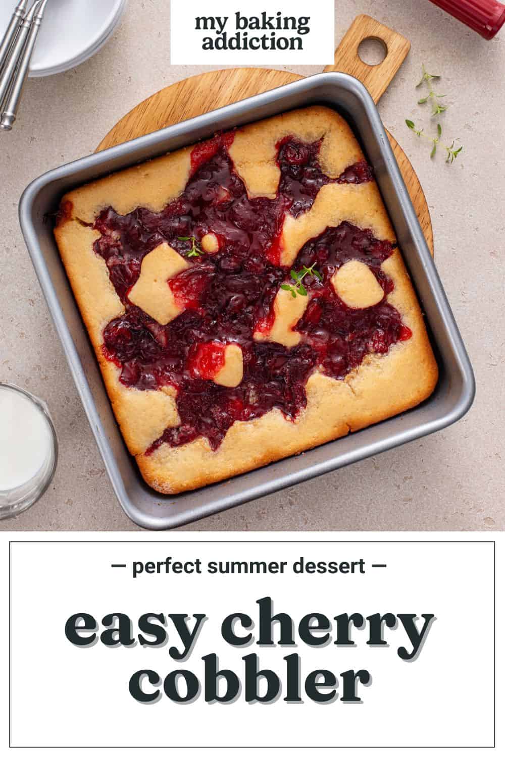 Easy Cherry Cobbler