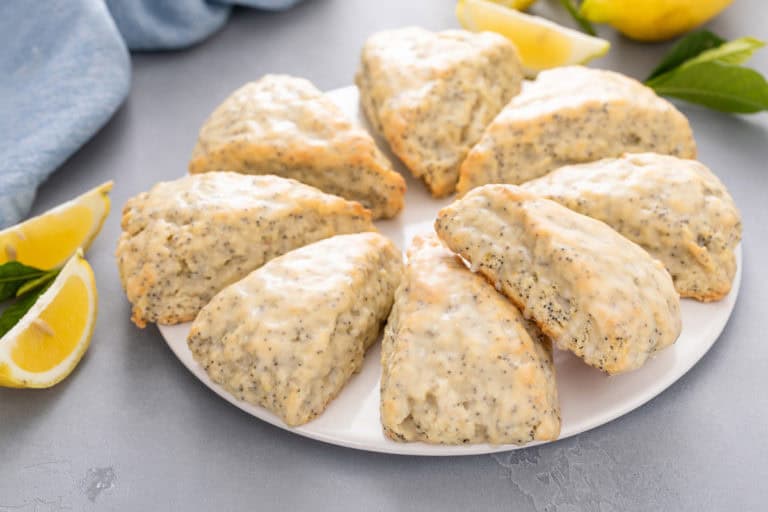 Lemon Poppy Seed Scones - My Baking Addiction