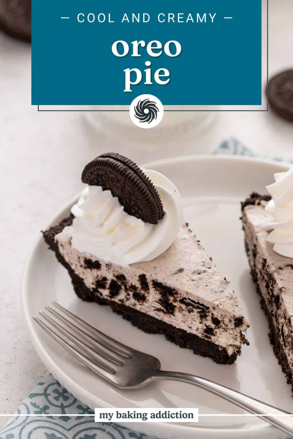 Oreo Pie (No bake!) - My Baking Addiction