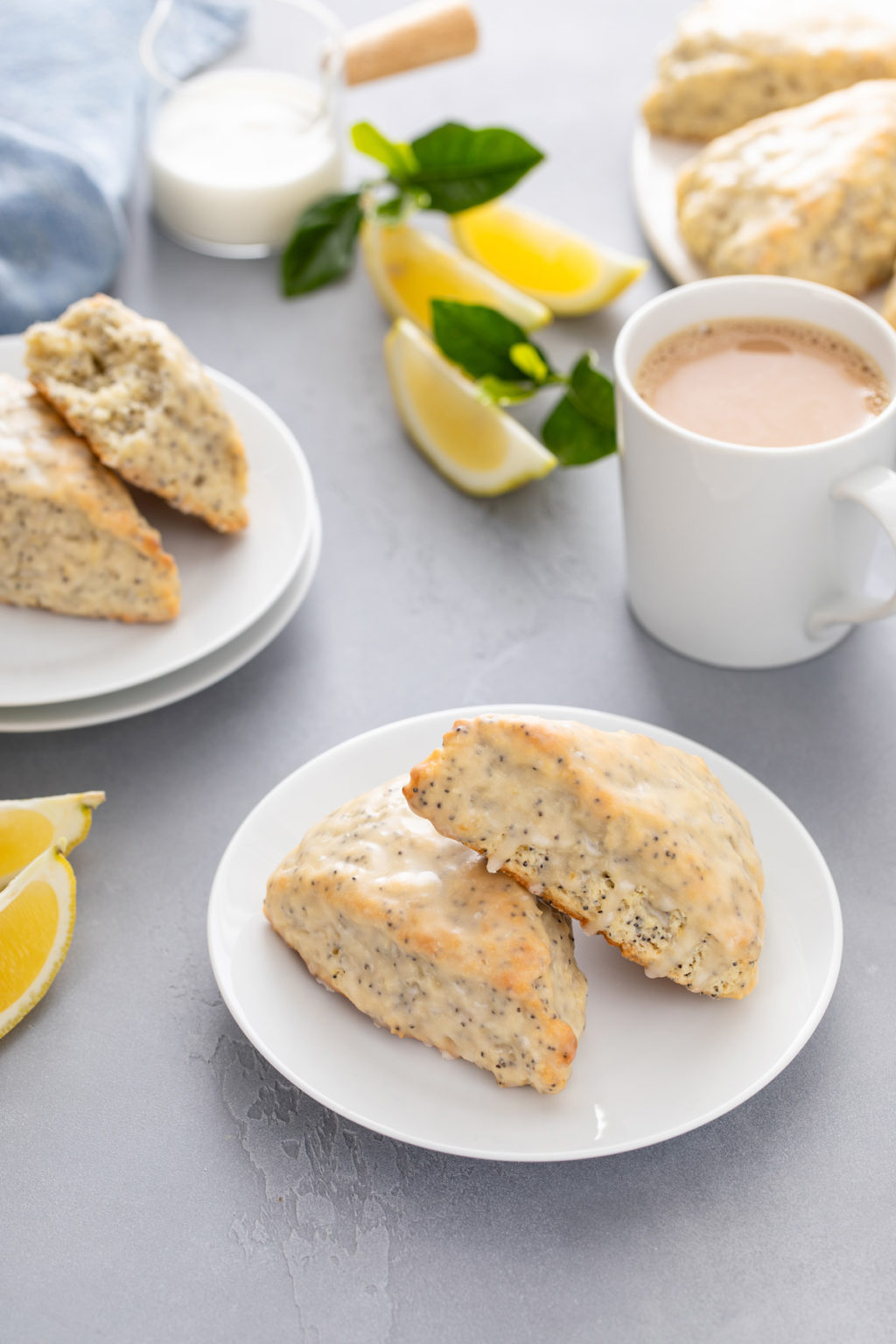 Lemon Poppy Seed Scones - My Baking Addiction