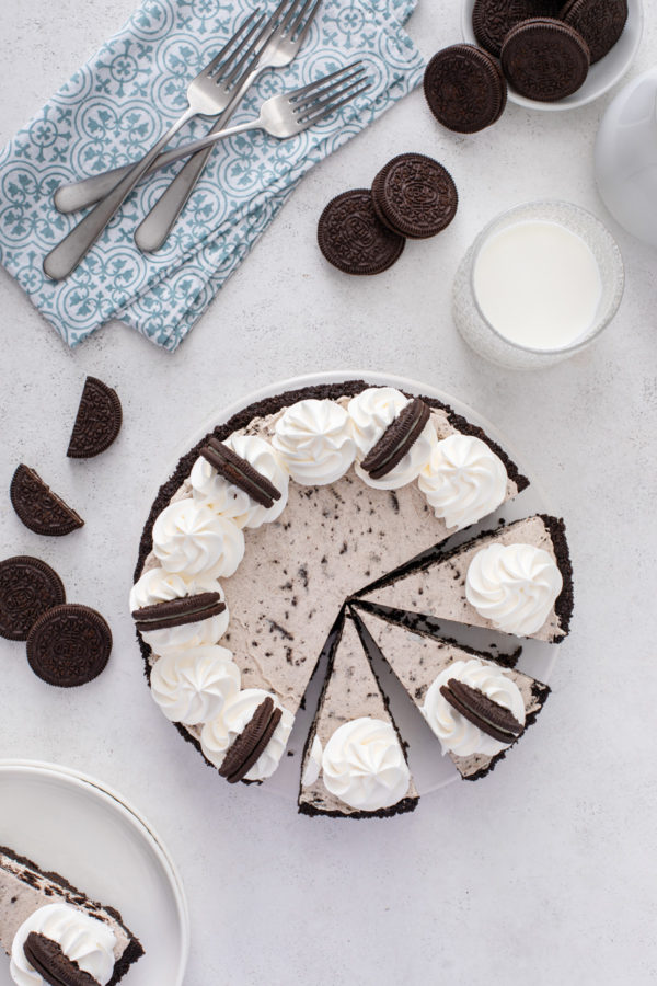 Oreo Pie (No bake!) - My Baking Addiction