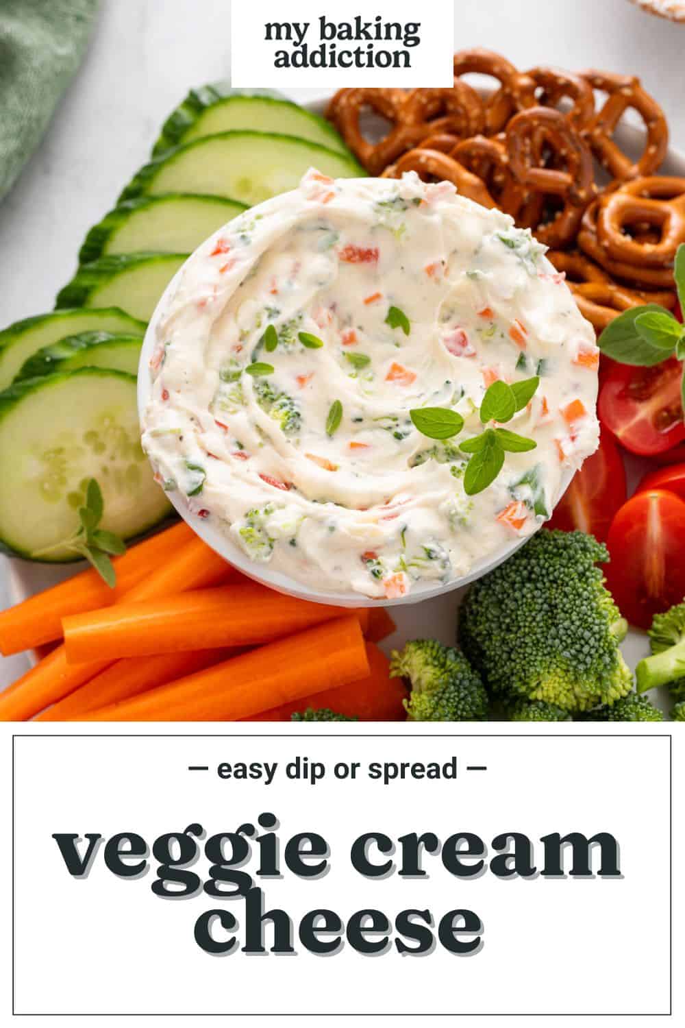 Veggie Cream Cheese - My Baking Addiction