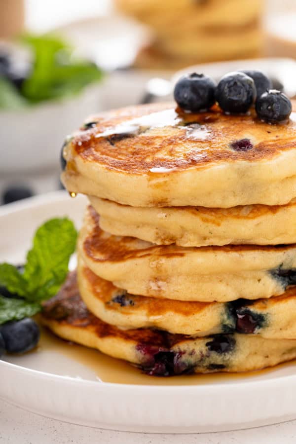 Blueberry Pancakes - My Baking Addiction
