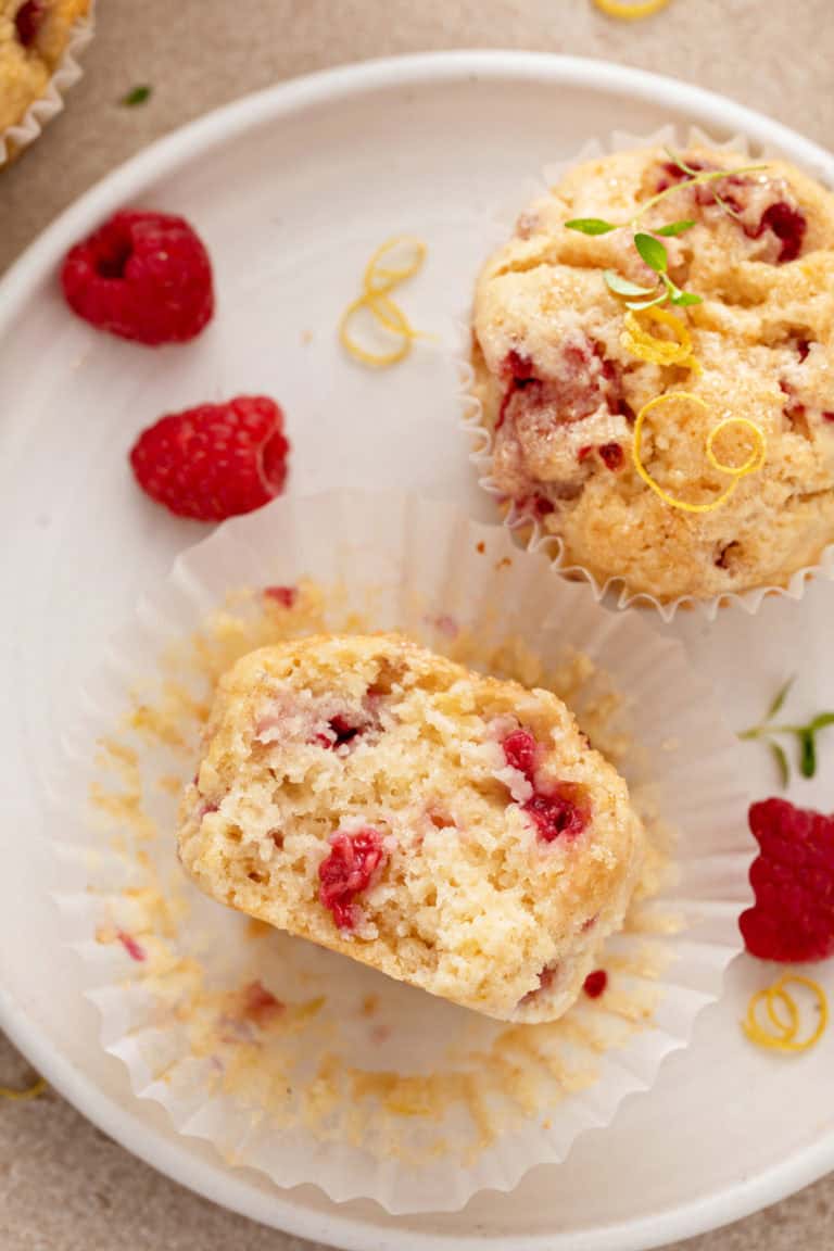 Lemon Raspberry Muffins - My Baking Addiction