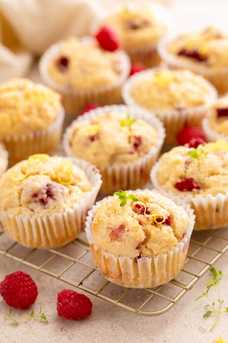 Lemon Raspberry Muffins - My Baking Addiction