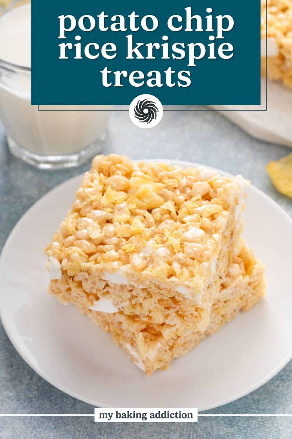 Potato Chip Rice Krispie Treats - My Baking Addiction