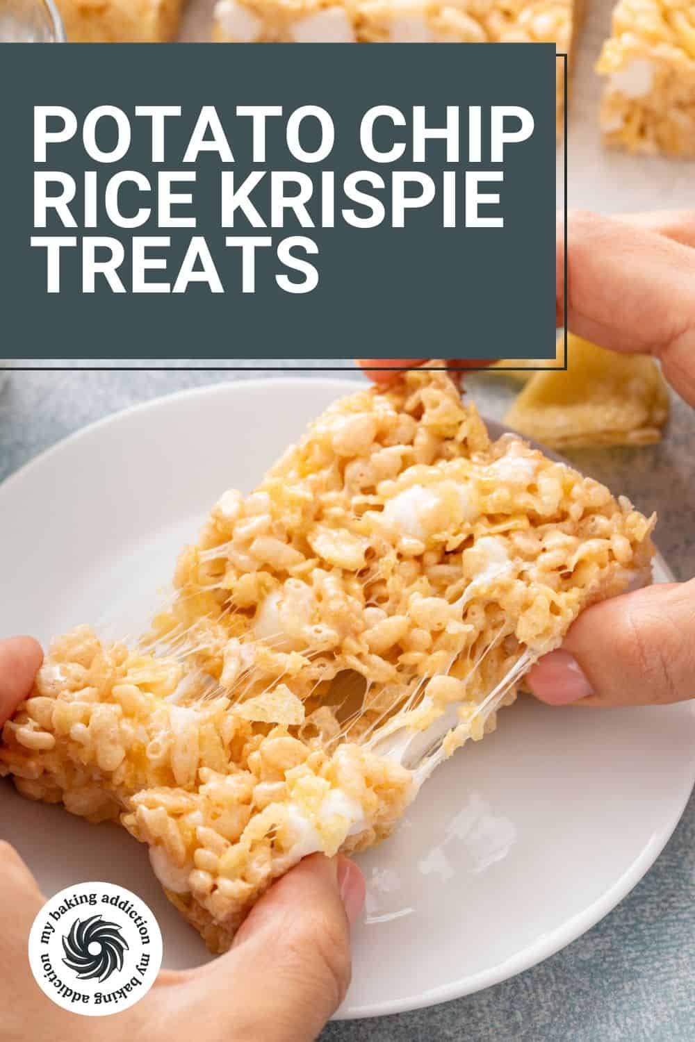 Potato Chip Rice Krispie Treats - My Baking Addiction