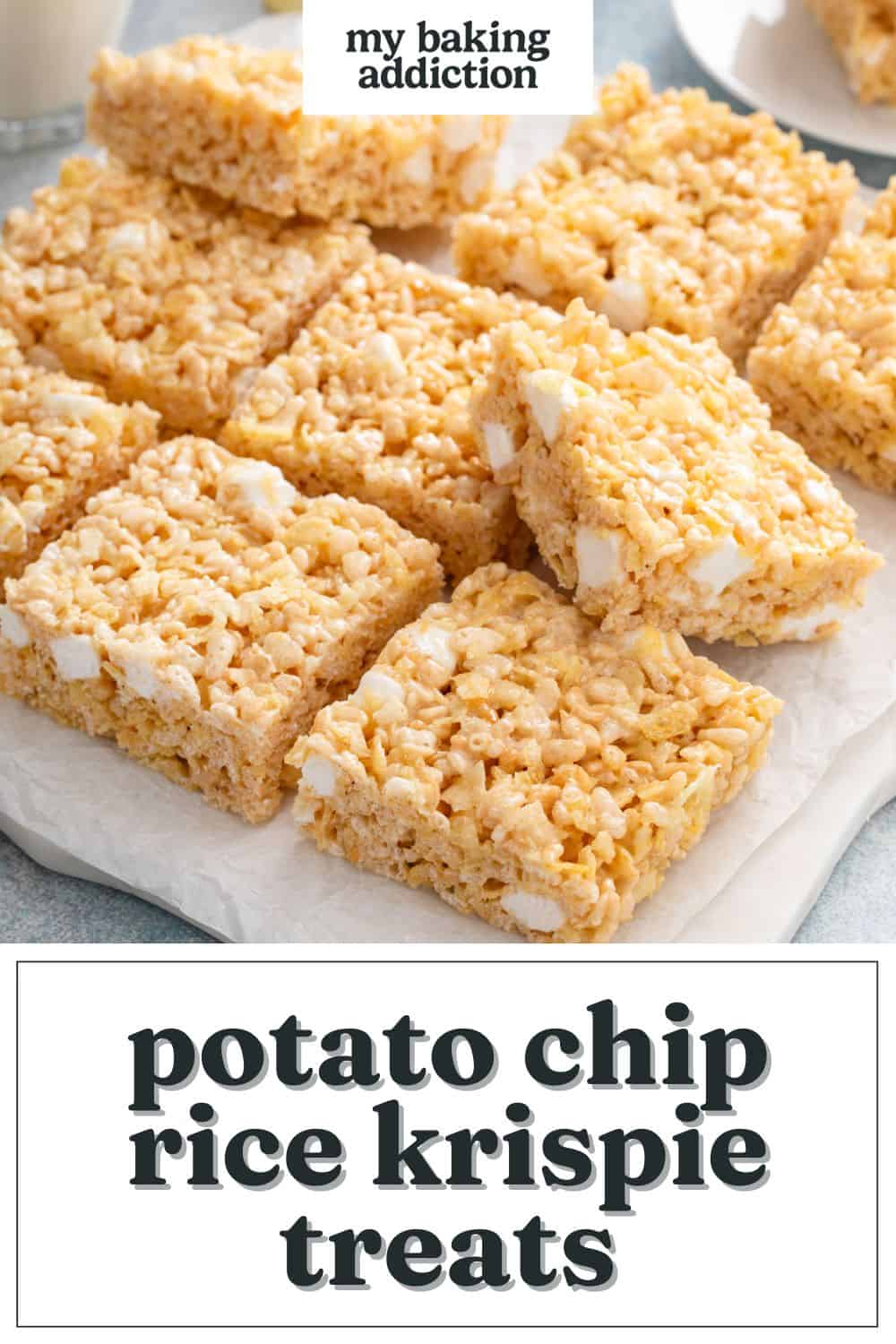 Potato Chip Rice Krispie Treats - My Baking Addiction
