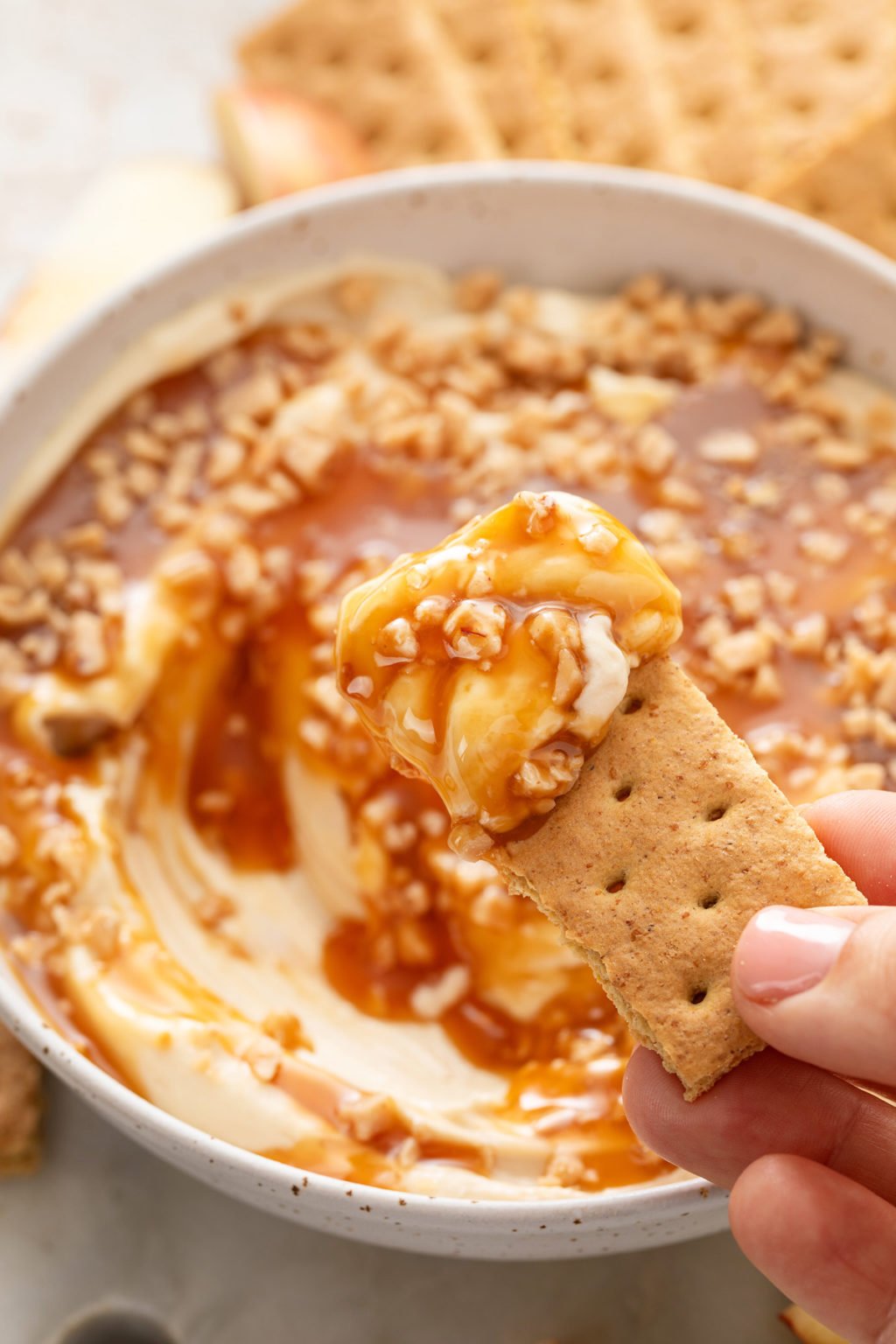 Cream Cheese Caramel Apple Dip - My Baking Addiction