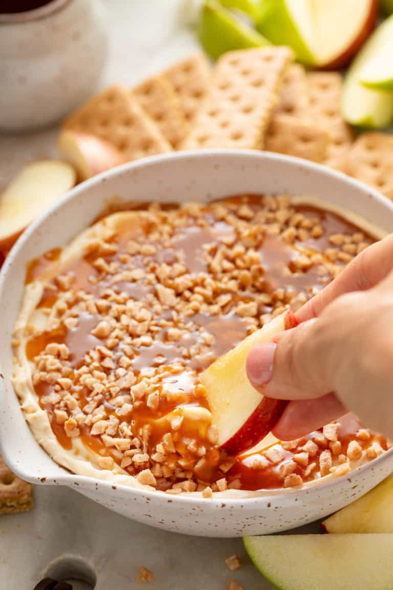 Cream Cheese Caramel Apple Dip - My Baking Addiction