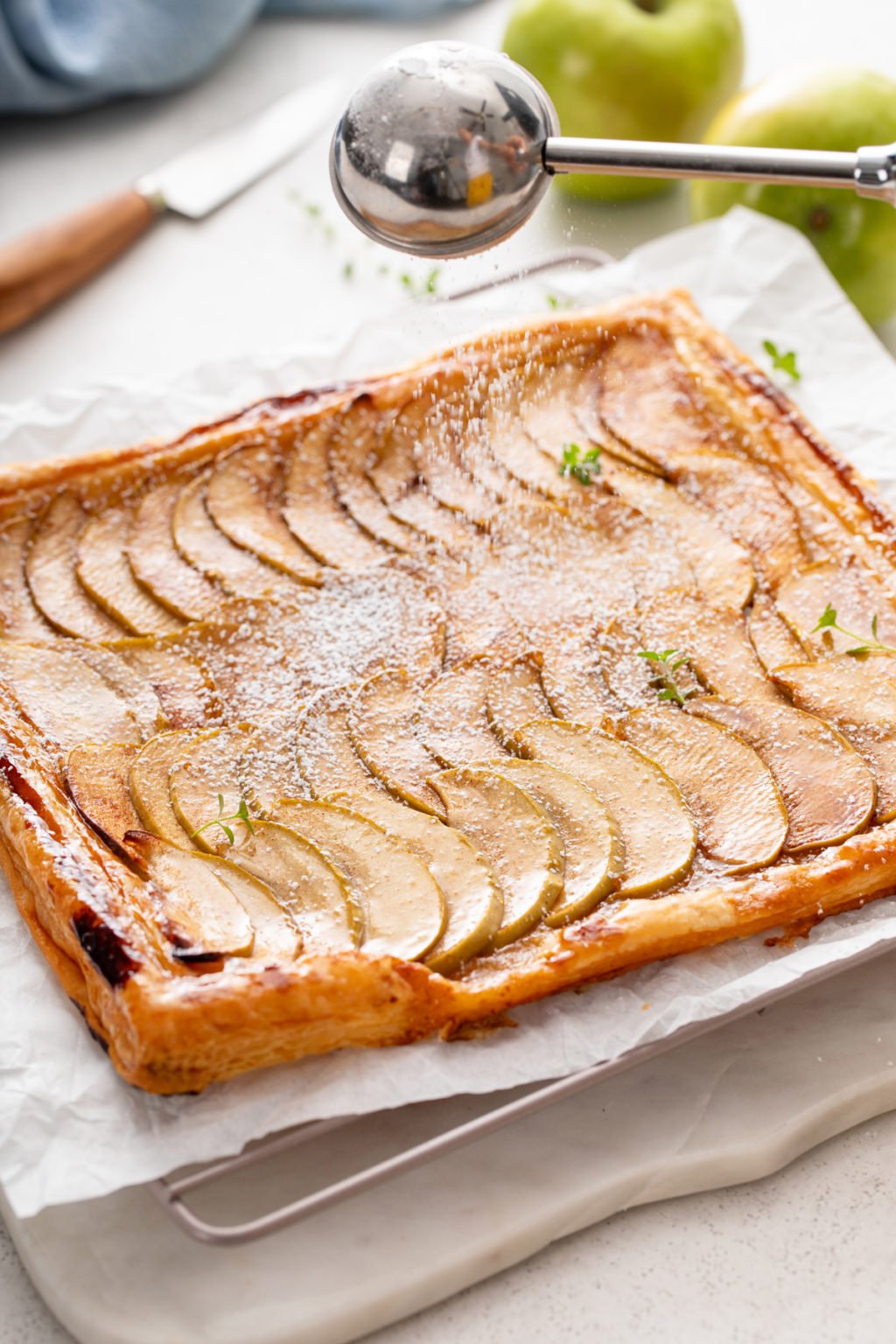 Puff Pastry Apple Tart - My Baking Addiction