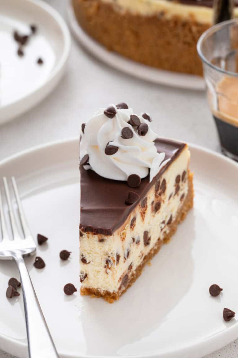 Chocolate Chip Cheesecake - My Baking Addiction