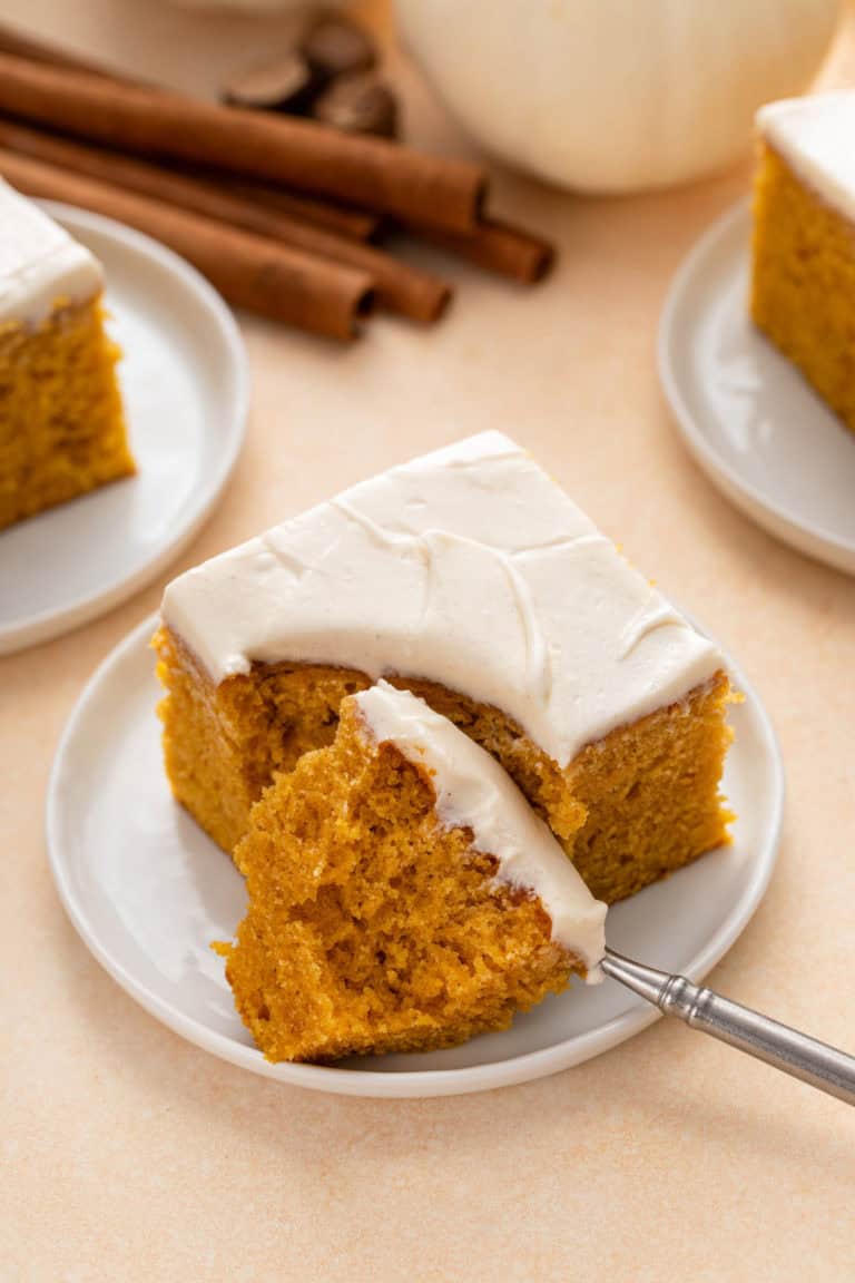 Pumpkin Cake with Cream Cheese Frosting - My Baking Addiction