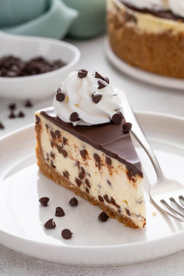 Chocolate Chip Cheesecake - My Baking Addiction