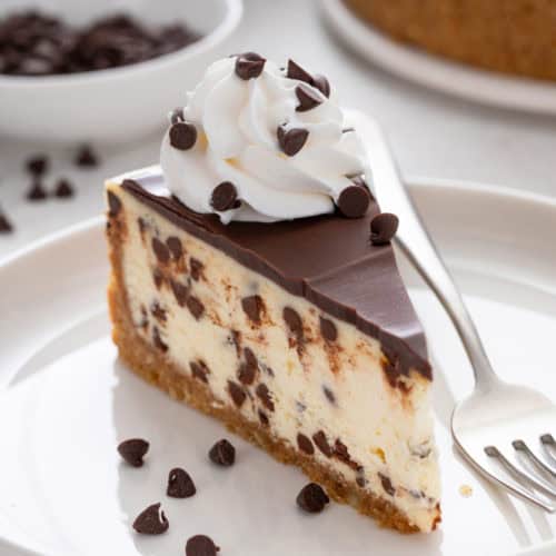 Chocolate Chip Cheesecake - My Baking Addiction