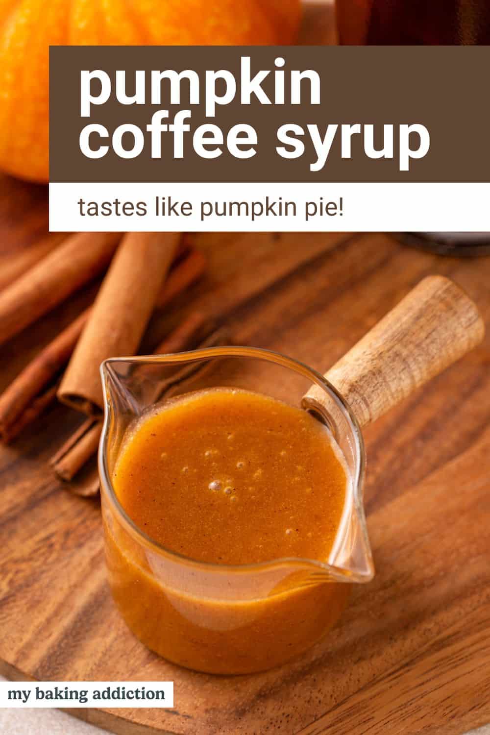Pumpkin Marshmallow Coffee Syrup - My Baking Addiction