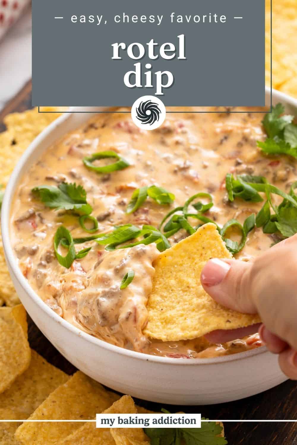 Easy Rotel Dip - My Baking Addiction