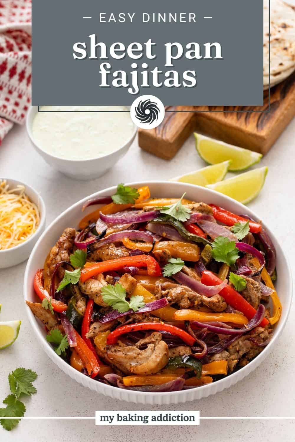 Sheet Pan Fajitas - My Baking Addiction