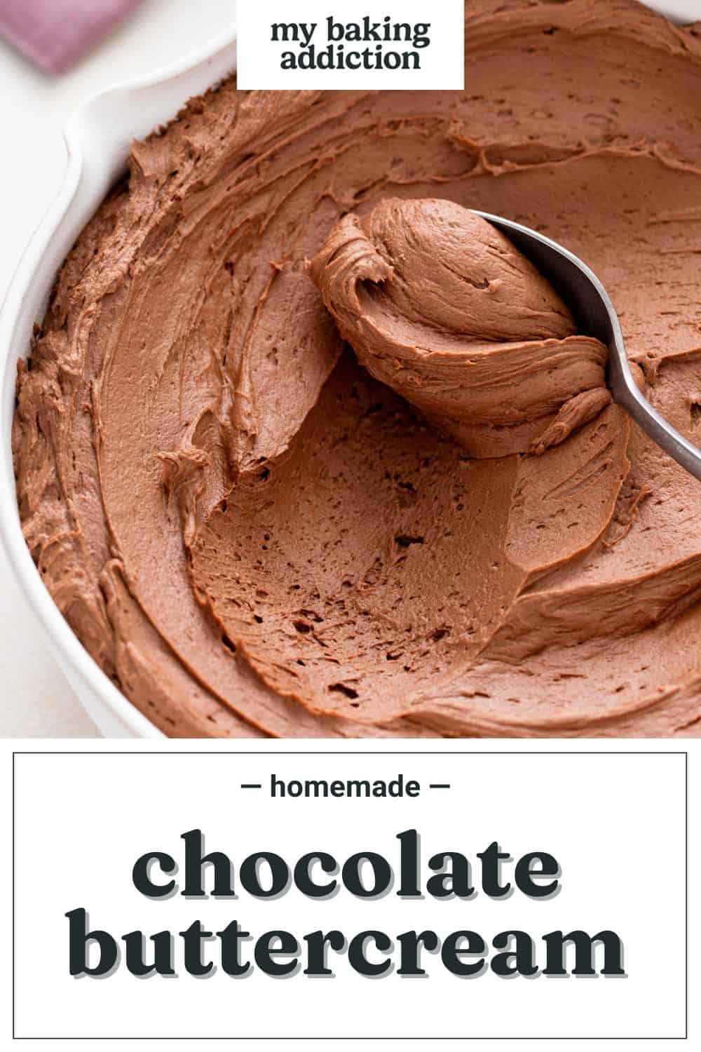 Perfect Chocolate Buttercream - My Baking Addiction