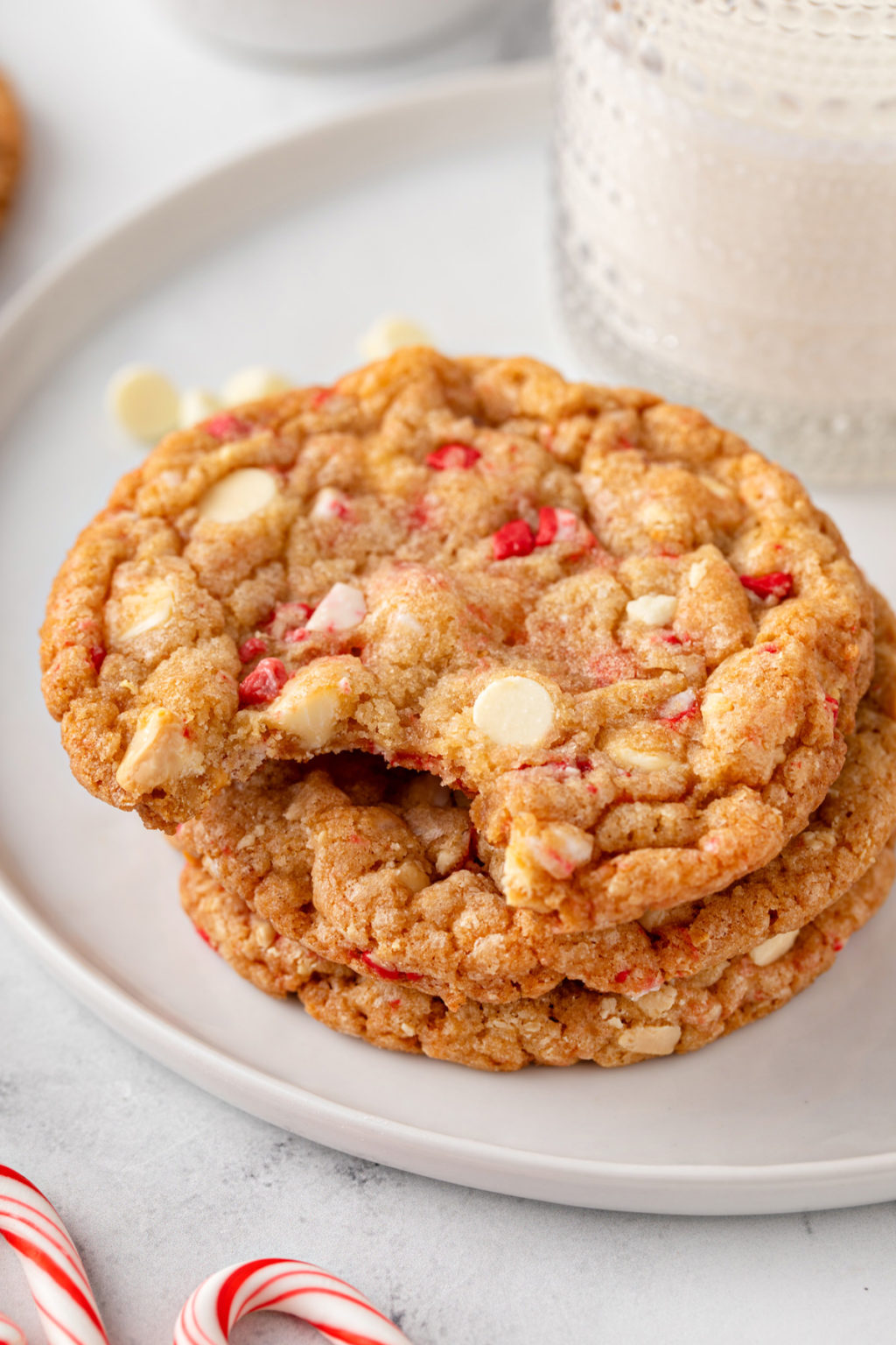 White Chocolate Peppermint Cookies - My Baking Addiction