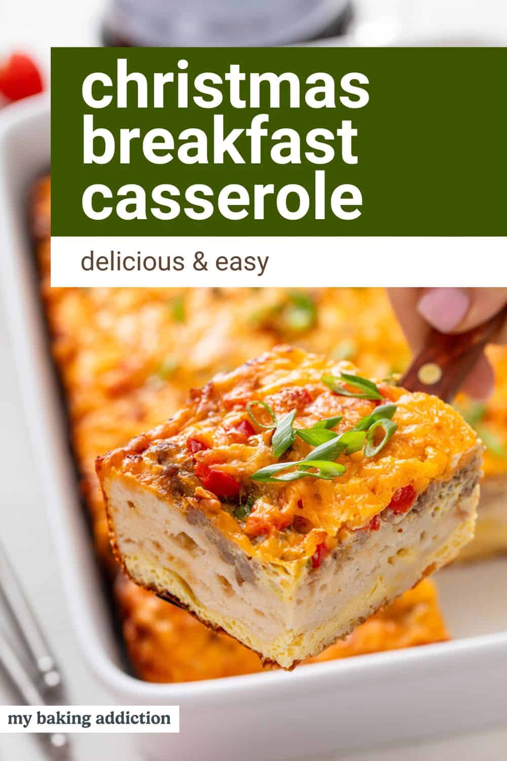 Christmas Breakfast Casserole - My Baking Addiction
