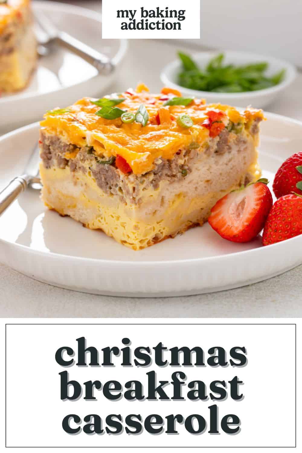 Christmas Breakfast Casserole - My Baking Addiction