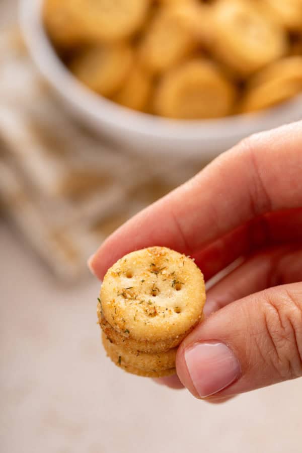 Super Easy Ranch Crackers - My Baking Addiction