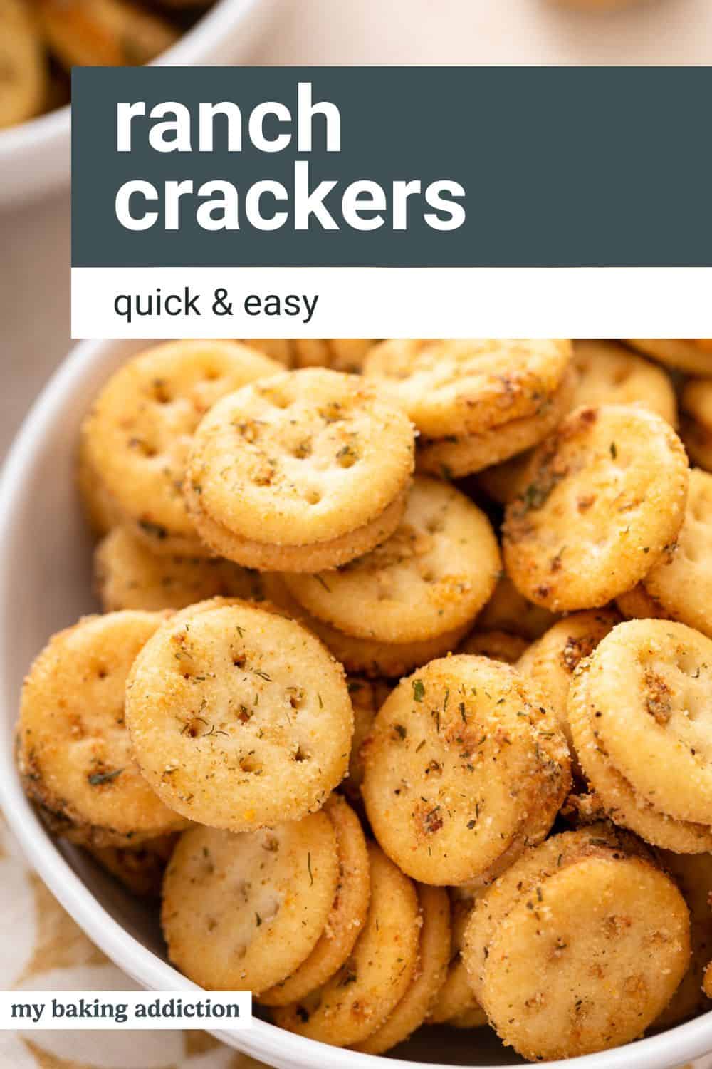 Super Easy Ranch Crackers - My Baking Addiction