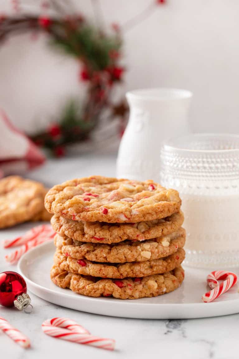 White Chocolate Peppermint Cookies