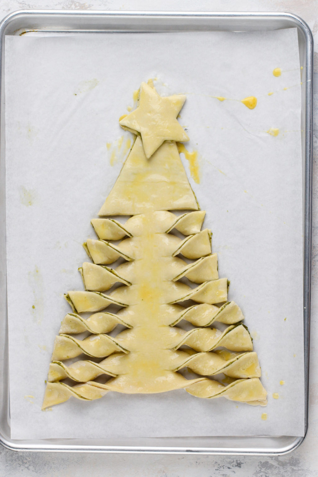 Puff Pastry Christmas Tree (Sweet or Savory)