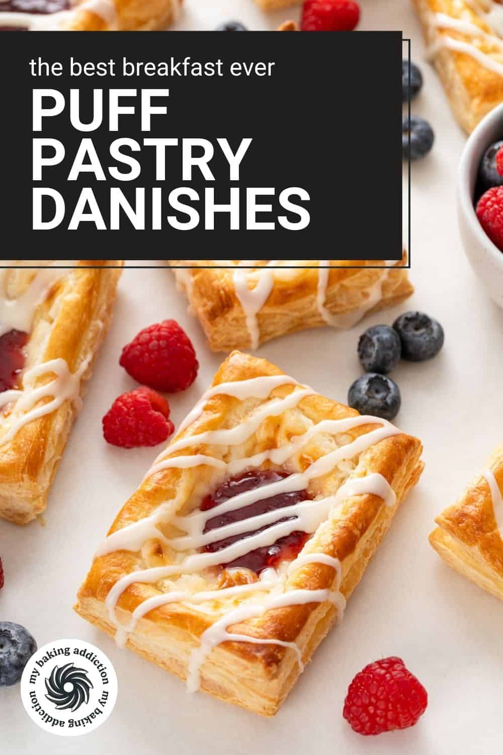 Puff Pastry Danishes - My Baking Addiction