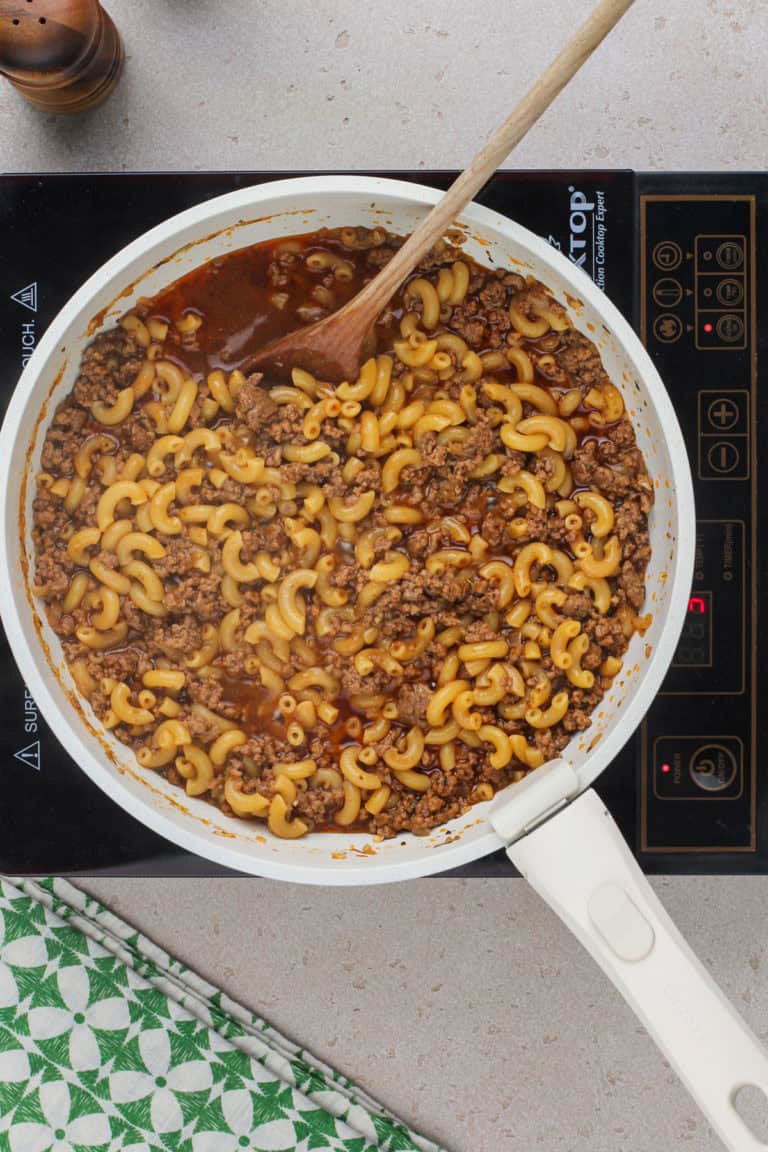 Homemade Cheeseburger Helper - My Baking Addiction